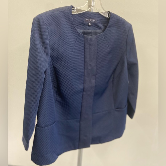 Jones New York | Jackets & Coats | Plus Size New Jones New York Navy ...